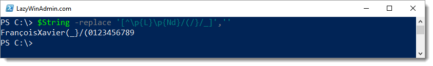 PowerShell Remove Special Characters From A String Using Regular 
